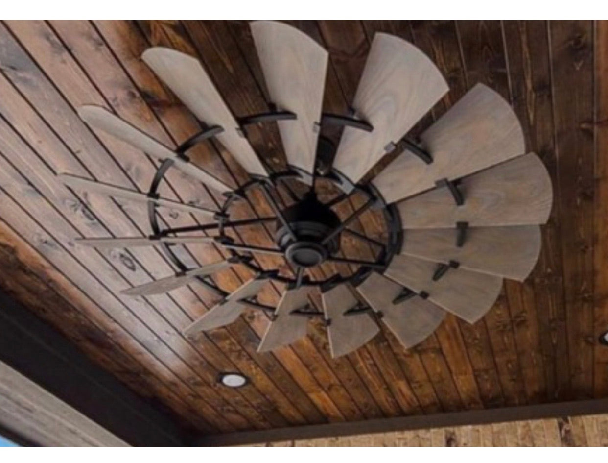 Oiled Bronze Outdoor Windmill Fan – MelizaInteriorsInc
