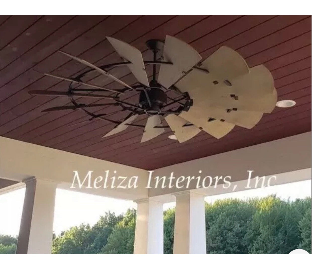 Oiled Bronze Outdoor Windmill Fan by – MelizaInteriorsInc