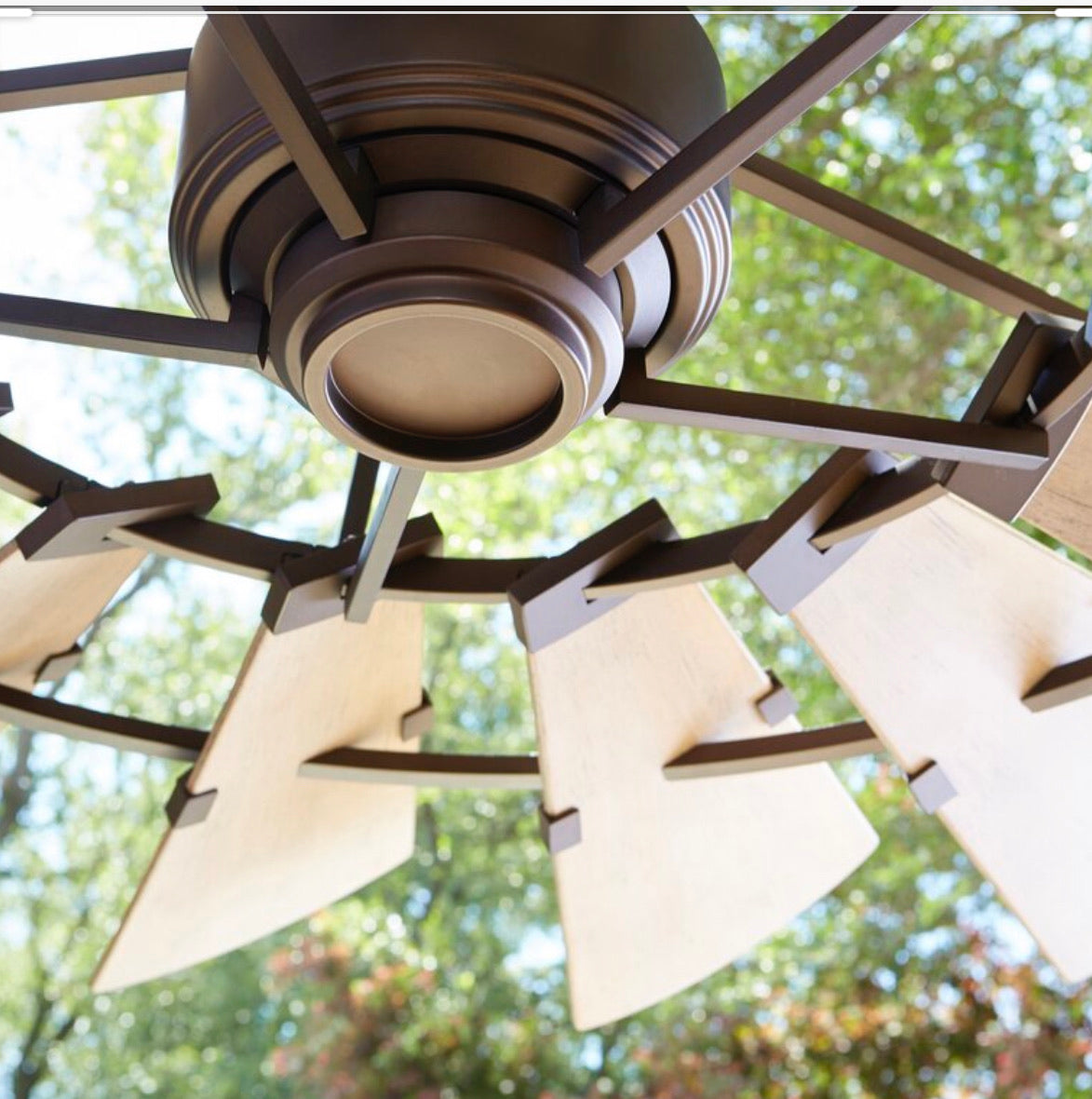 Oiled Bronze Outdoor Windmill Fan – MelizaInteriorsInc